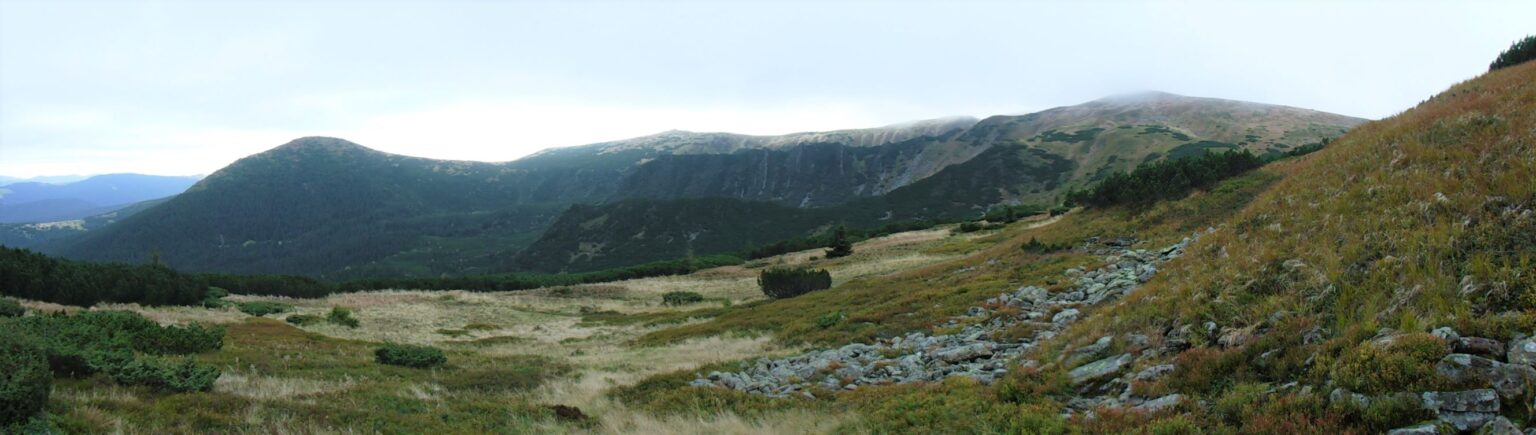 Climbing Mt Hoverla